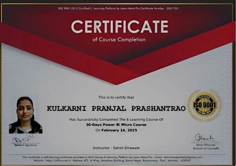 Powerbi Dataanalytics Datavisualization Lifelonglearning… Pranjal