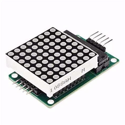 austral 3d rosario matriz 8x8 led 3mm rojo display 1088as 64 leds