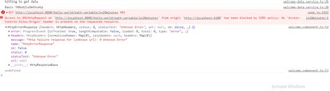 Angular Angular7 Has Been Blocked By CORS Policy No Access