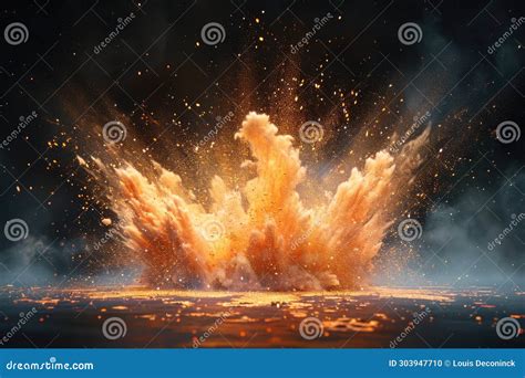 Stunning Particle Explosion Stock Illustration Illustration Of Force Forceful 303947710
