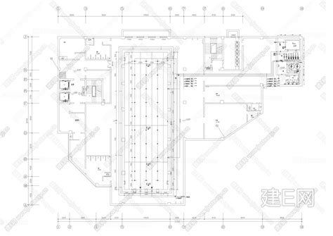 游泳池水处理设备及管道节点图电气控制图 Cad施工图cad施工图下载[id 117391537] 建e施工图