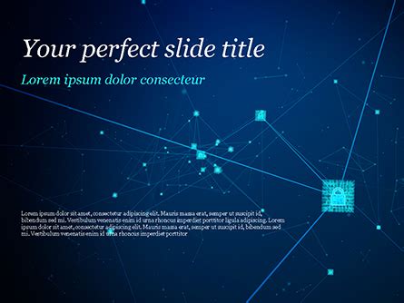 Blockchain Technology Concept Presentation Template For PowerPoint And Keynote PPT Star