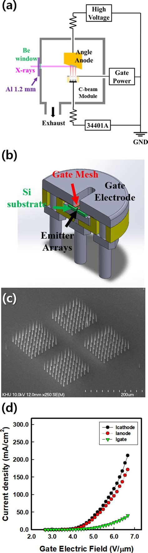 Schematic Of A Our Vacnt Based Reflection Type X Ray System B Download Scientific Diagram