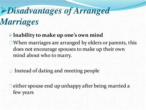 Pros And Cons Of Arranged Marriage