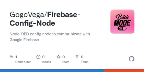 Github Gogovegafirebase Config Node Node Red Config Node To