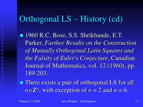Ppt Latin Squares Powerpoint Presentation Free Download Id3145094