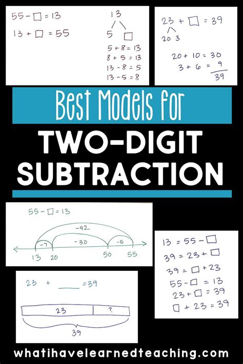 The Best Ways To Model Two Digit Subtraction
