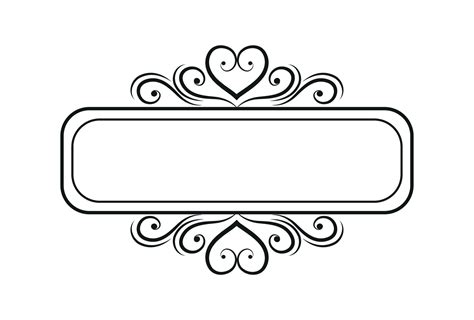 Blank Template For Text Isolated Text Box Vector Ornaments 10743907 Vector Art At Vecteezy