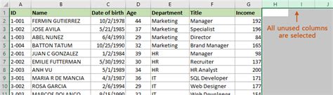 ซ่อนคอลัมน์ใน Excel คู่มือฉบับเต็มพร้อม 8 วิธี