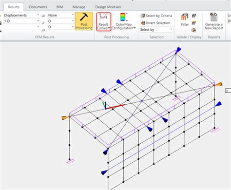 how to check analysis results in advance design using section cuts feature