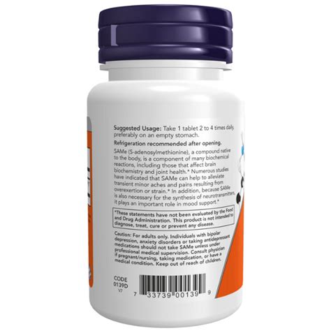 SAMe 400mg - 30 Tablets - Vita Health Ltd