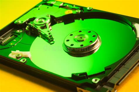 colorful hdd open hard disk drive the concept of data storage data