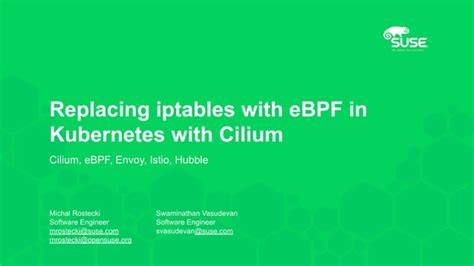 Replacing Iptables With Ebpf In Kubernetes With Cilium Pdf