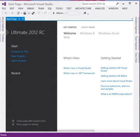 Install Visual Studio RC And Create Metro Style Application Using C