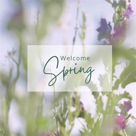 Welcome Spring