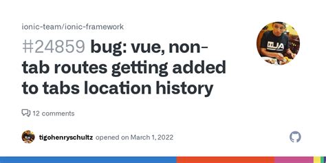 Bug Vue Non Tab Routes Getting Added To Tabs Location History · Issue