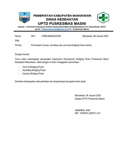 Format Permohonan Pengajuan Cons Id Pdf