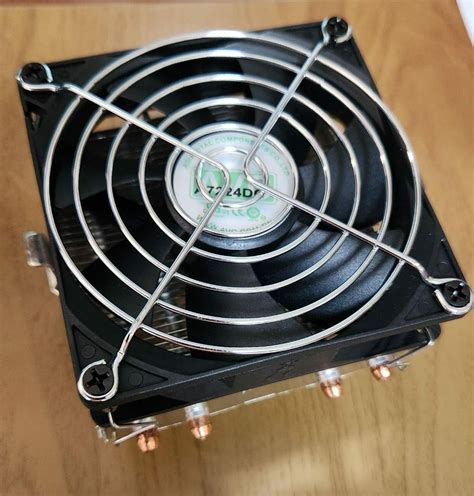 Avc Low Profile 4 Copper Pipes Cpu Cooler Computers And Tech Parts And Accessories Computer Parts