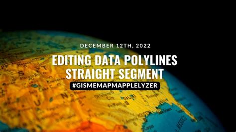 EDITING DATA POLYLINE MENGGUNAKAN STRAIGHT SEGMENT DI ARCMAP YouTube