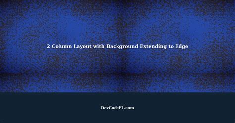 2 column layout split 1 third 2 thirds with contain contained but