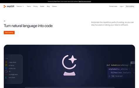 Replit 在线编程平台，支持多语言编程、实时协作与一键部署，为初学者至专业开发者提供便捷高效的编程体验 智趣ai甄选