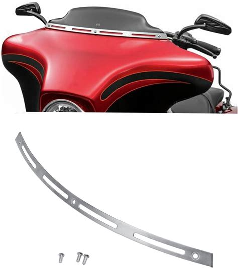 Innoglow Motorcycle Windshield Windscreen Trim Polished