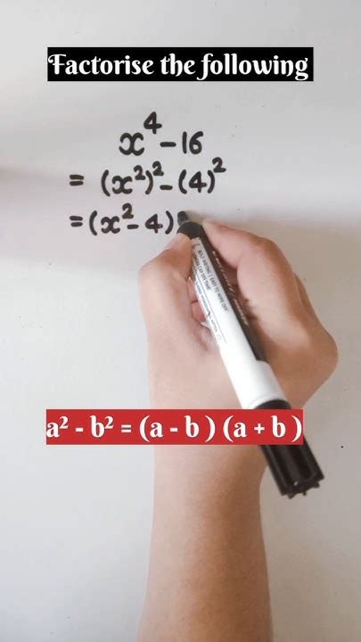 Factorise The Following Maths Education Algebra Algebraicidentities
