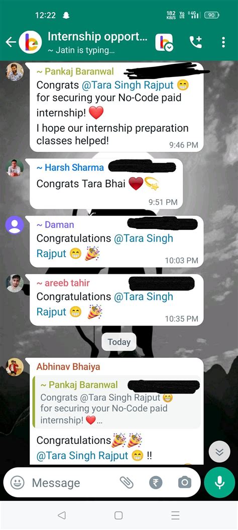 Tara Singh Rajput On Linkedin Internship Opportunity