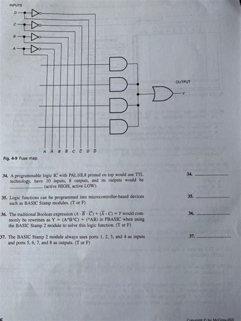 Solved Name Date Chapter 4 Combining Logic Gates Test