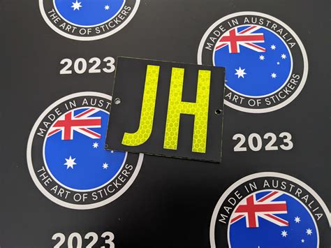 Printed Class 1 Reflective Acm Signage The Art Of Stickers Australia