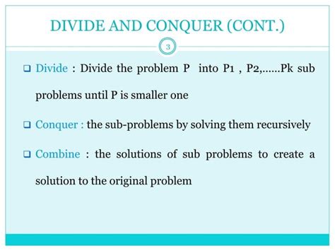 Divide And Conquer Quick Sort Pptx Programming Languages Computing