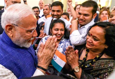 Pm Modi Receives Warm Welcome From Indian Community In Croatia