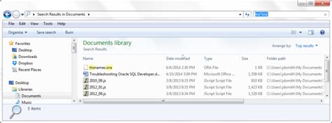 On SQL Developer And TNSNAMES ORA