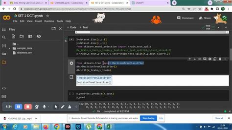 set 2 decision tree ipynb colaboratory youtube