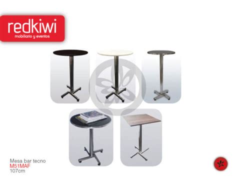 Mesa Bar Tecno Y Mesa Tecno Estándar Redkiwi
