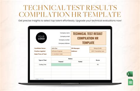 Editable Test Templates In Excel To Download