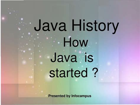 Ppt Java History How Java Is Started Powerpoint Presentation Free