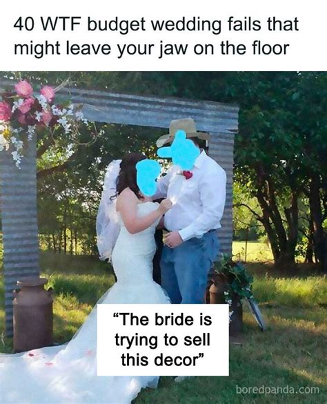 Bored Panda Art 40 Wtf Budget Wedding Fails That Might Leave Your Jaw