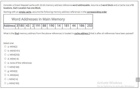 Solved Consider A Memory System That Is Composed Of One Chegg Com