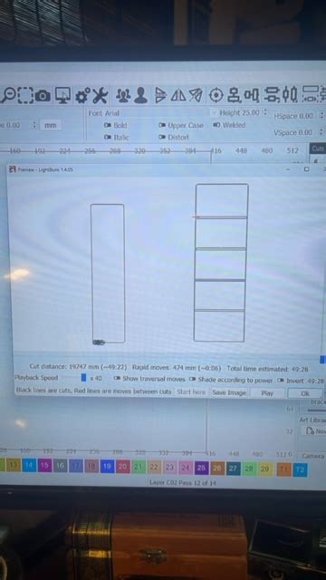 Preview Screen And Cut Result Are Different Than My Desgned Shape LightBurn Software Questions