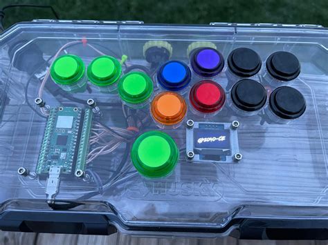 Sf6 Friday Post Diy Pi Pico Gp2040 Ce Lever Less Clear Storage Build Open To Critique Tips