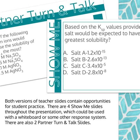 Ap Chemistry Solubility Product Ksp Common Ion Scribble Doodle Notes