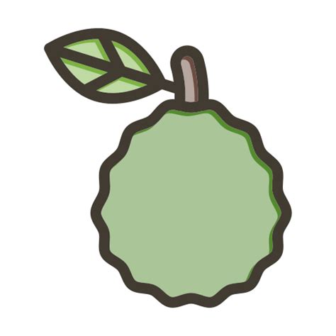 Kaffir Lime Generic Color Lineal Color Icon