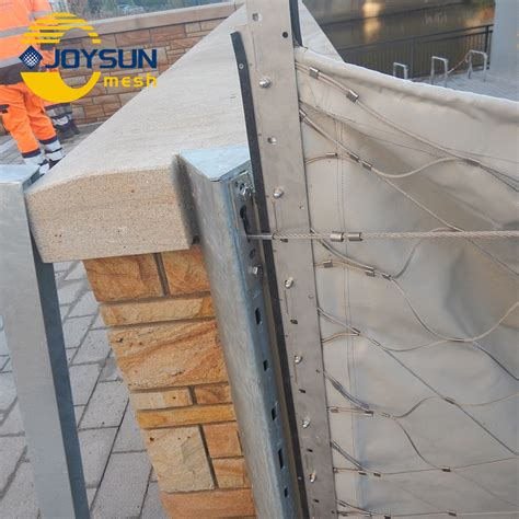 Flexible Handrail Fences Balcony Mesh Stainless Steel Wire Rope Mesh