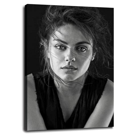 Mila Kunis Black And White
