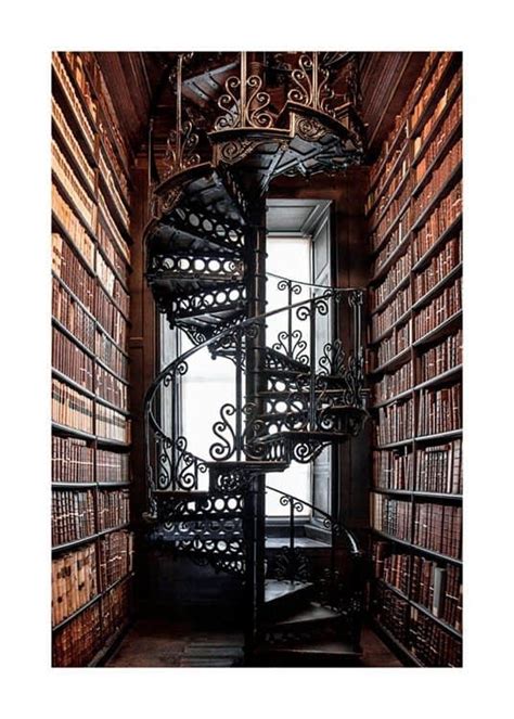 Library Staircase Poster Artofit