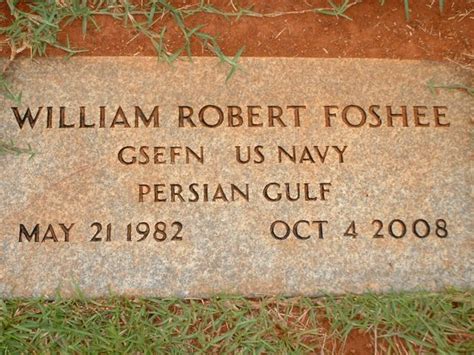 William Robert Lucas Foshee 1982 2008 Find A Grave Memorial