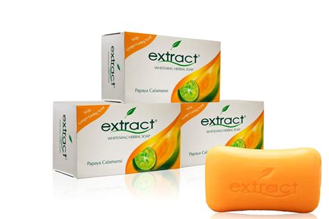 Extract Original Herbal Whitening Soap With Papaya And