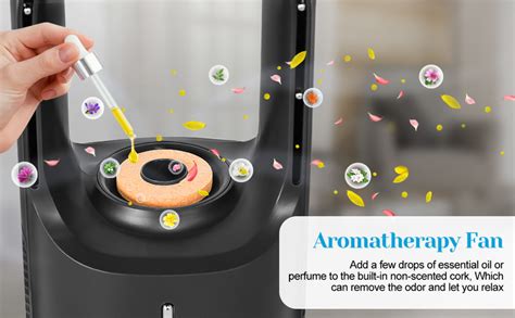 Inmorven Bladeless Desk Fan Small Desktop Fans For Office Quiet Plug In Mini Table