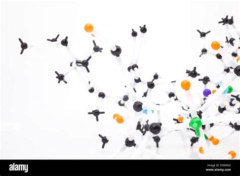Abstract Molecular Structure Stock Photo Alamy